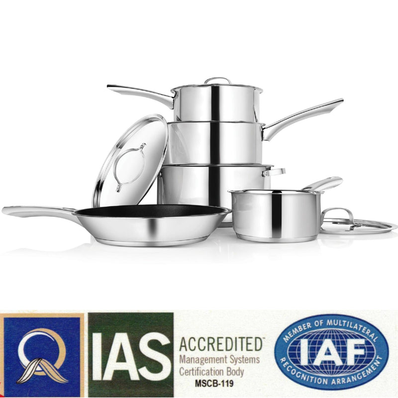 Buy Stainless Steel Cookware Set - Induction Safe Online | Penguin Home